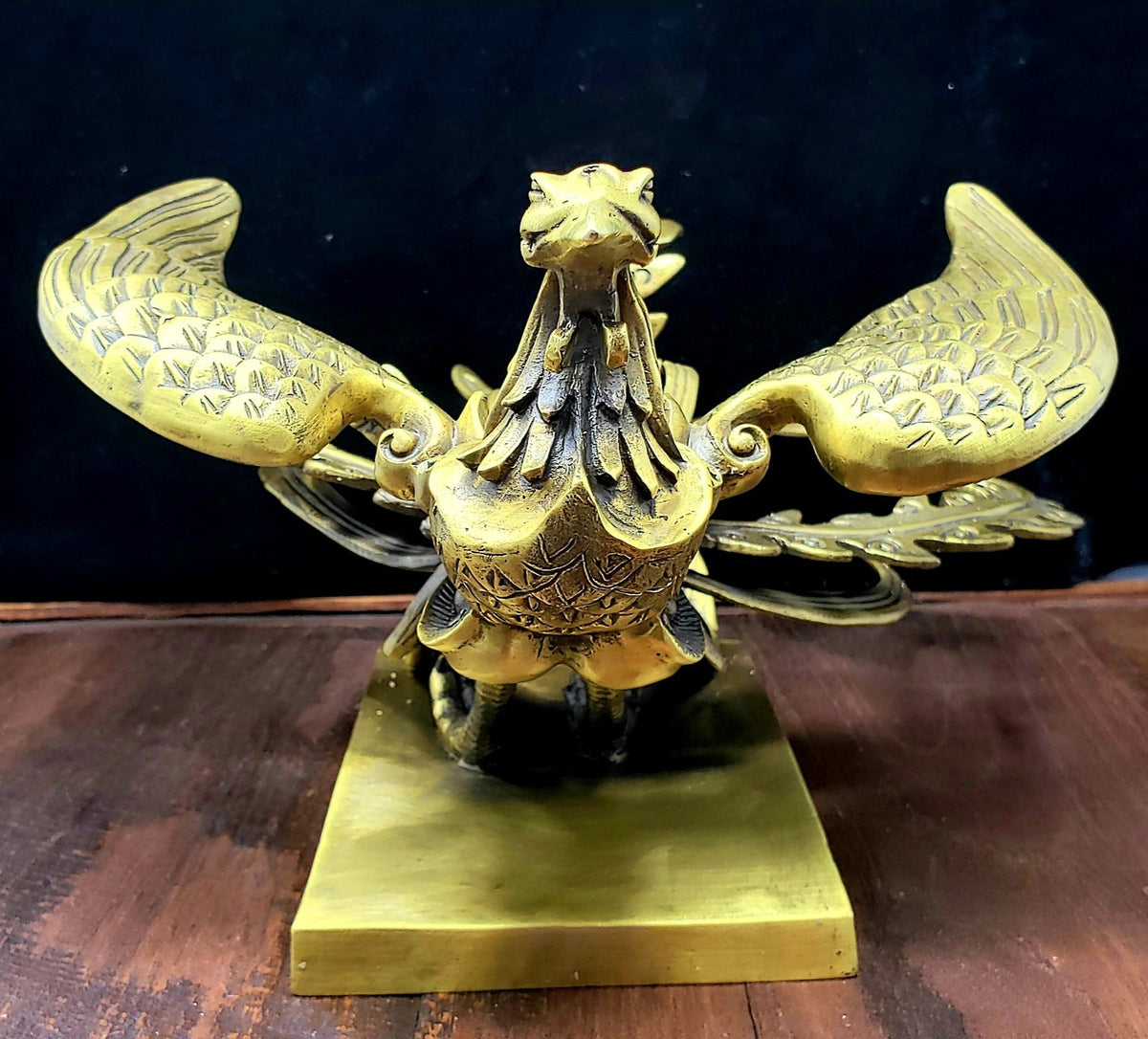 Online Gorgeous Golden Phoenix Statue | Culture Cross